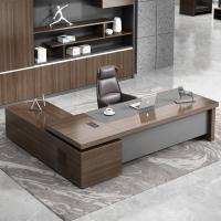 China Luxury Boss Executive Wooden Modern Furniture Desk Office Table for sale