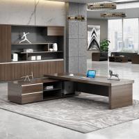 China Luxury Boss Executive Wooden Modern Furniture Desk Office Table for sale