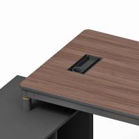 China Modern Design Style Large Class Table and Chairs Combination Modular Office Boss Desk for sale