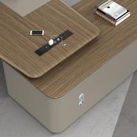 China Extendable Wooden Modern Luxury Design Office Table for Executive Director Desk for sale