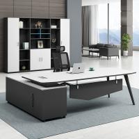 China Wood Style Panel Computer Office Desk for Workstation at Home or Office for sale