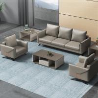 China Chinese Style Three Seat Sectional Sofa Coffee Table Combo Set for Business Reception for sale