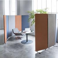 China Modern Stylish Sound-Absorbing Folding Screen for Office Showroom and Cafe Decoration for sale