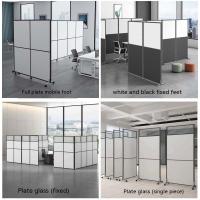 China Modern Stylish Customized Room Partition Wall Divider for Mobile Office Screen Partition for sale