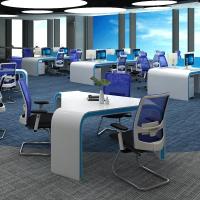 China ODM Modern Triangle Office Desk and Chair Combination Small Showroom Conference Table for sale