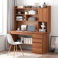 China Home Student Study Table Writing Bookcase Bookshelf All-in-One Desk for Simple Computer for sale