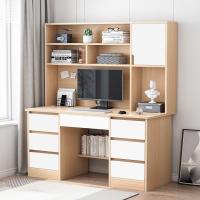 China Home Student Study Table Writing Bookcase Bookshelf All-in-One Desk for Simple Computer for sale