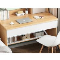 China Study Bookshelf Combination Home Office Desk with Multifunctional Table and Simple Design for sale