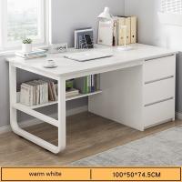 China Modern Simple Office Desk with Drawer Customized Colors and Surface Material Other for sale