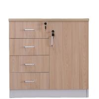 China Mail packing N Office Partition Wooden File Cabinet with Lock and Drawer Storage for sale