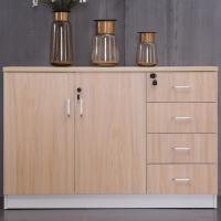 China Mail packing N Office Partition Wooden File Cabinet with Lock and Drawer Storage for sale
