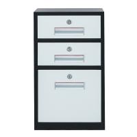 China Industrial Design Office File Cabinet with Lock and Movable Three Drawers OEM Storage for sale