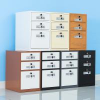 China Industrial Design Office File Cabinet with Lock and Movable Three Drawers OEM Storage for sale