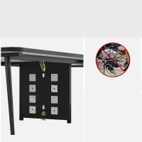 China Office Furniture Conference Workbench Steel Frame Training Negotiation Table Set for sale