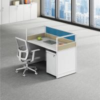 China L-shaped Corner Modern Simple Partition Financial Screen Office Desk for Staff Workstation for sale