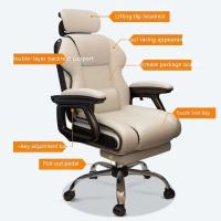 China 135 Degree Tiltable PU Leather Ergonomic Gaming Chair with Footrest in Black and Pink for sale