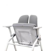 China Adjustable Fixed Handrail Double Back Folding Conference Chair for Corporate Events for sale