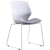 China Stackable Four Legs Training Office Porosity Mesh Conference Room Chair with PC Chair for sale