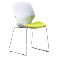 China Stackable Four Legs Training Office Porosity Mesh Conference Room Chair with PC Chair for sale