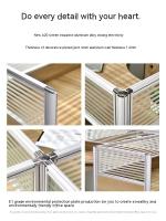 China Customized Colors 4 People Office Partitions Table Workstation with Extendable Design for sale