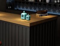China Hotel Reception Desk Vintage Iron Checkout Counters Made in American Industrial Style for sale