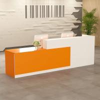 China Reception Desk Beauty Salon Color Customized 140*60*100 cm Made in 2023 Modern Style for sale