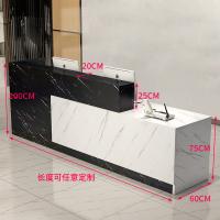 China Reception Desk Beauty Salon Color Customized 140*60*100 cm Made in 2023 Modern Style for sale