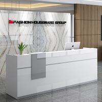 China Front Desk Reception Consultation Customizable Simple Bar Cabinet for Company Cashier for sale