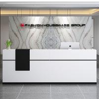 China Front Desk Reception Consultation Customizable Simple Bar Cabinet for Company Cashier for sale