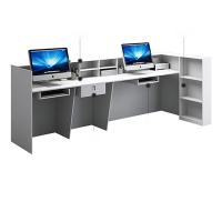 China Front Desk Reception Consultation Customizable Simple Bar Cabinet for Company Cashier for sale