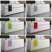 China Front Desk Reception Consultation Customizable Simple Bar Cabinet for Company Cashier for sale