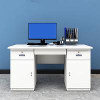 China Customizable Thickened Steel Office Desk and Chair Combination with ISO Certification for sale