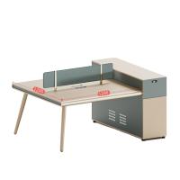 China Customizable Staff Desks and Chairs Combination for Four People Office Workstation for sale