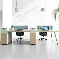 China Customizable Staff Desks and Chairs Combination for Four People Office Workstation for sale