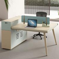 China Customizable Staff Desks and Chairs Combination for Four People Office Workstation for sale