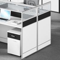 China Modernity in Office Furniture Four Staff Desk and Chair Combination for Simple Workplace for sale