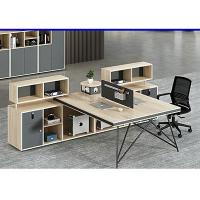 China Commercial Furniture Modular Open Workstation Office Furniture with Mobile Bookcase for sale