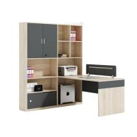 China Double Seat Cabinet Screen Workstation Computer Desk Modernity Style for Finance Room for sale