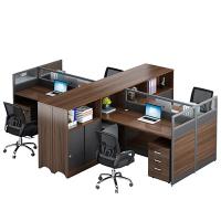 China ISO9001/ISO14001 Certified Staff Office Desk and Chair Combination for 2 or 4 People for sale