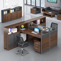 China ISO9001/ISO14001 Certified Staff Office Desk and Chair Combination for 2 or 4 People for sale