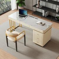 China Marbre Office Furniture L Shaped Executive Office Table for Commercial Furniture for sale