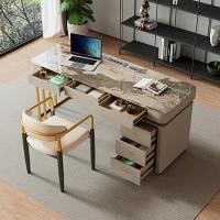 China Marbre Office Furniture L Shaped Executive Office Table for Commercial Furniture for sale