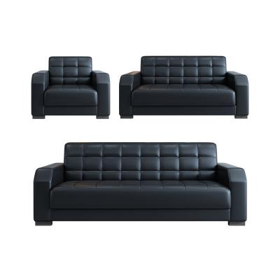 China Modern Office Furniture Customized Leather Sofa Set Chinese Style Contemporary 2 Sets for sale