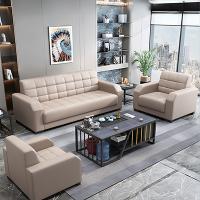 China Modern Office Furniture Customized Leather Sofa Set Chinese Style Contemporary 2 Sets for sale