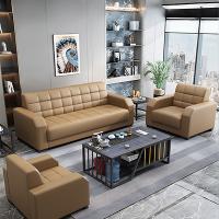 China Modern Office Furniture Customized Leather Sofa Set Chinese Style Contemporary 2 Sets for sale