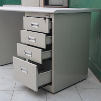 China ISO9001/ISO14001 Certified Modern Stainless Steel Computer Desk with Lockable Drawer for sale