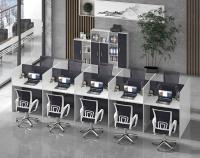 China Modern Private Space Office Furniture Workstation with Extendable Desk and Chair Sets for sale