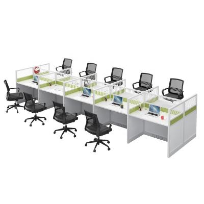 China Modernity Style Private Domain Desk and Chair Set for Staff Independent Workstation for sale