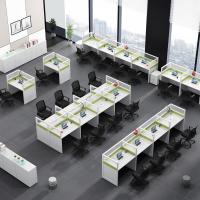 China Modernity Style Private Domain Desk and Chair Set for Staff Independent Workstation for sale