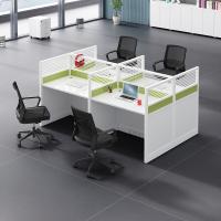 China Modernity Style Private Domain Desk and Chair Set for Staff Independent Workstation for sale